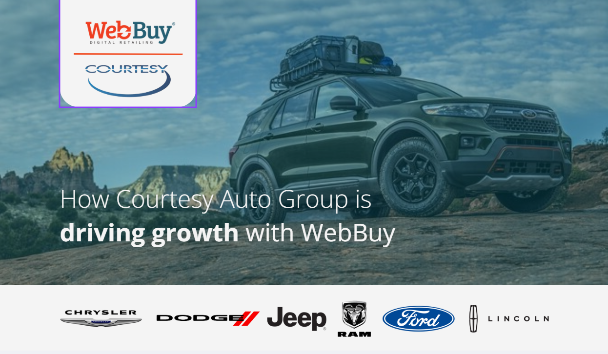 How Courtesy Auto Group is driving growth with WebBuy